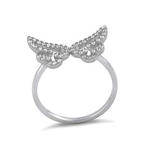 Jewelry | Solid 925 Silver Guardian Angel Ring | Poshmark